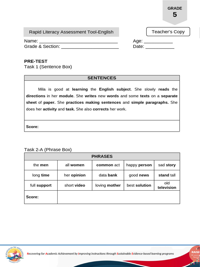Grade-5-RLA | PDF