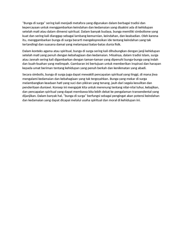 Bunga Di Surga | PDF