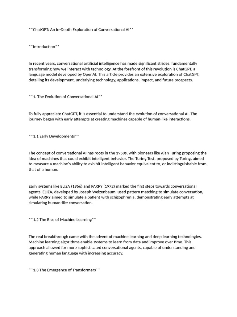 Conversational AI - An Overview | PDF