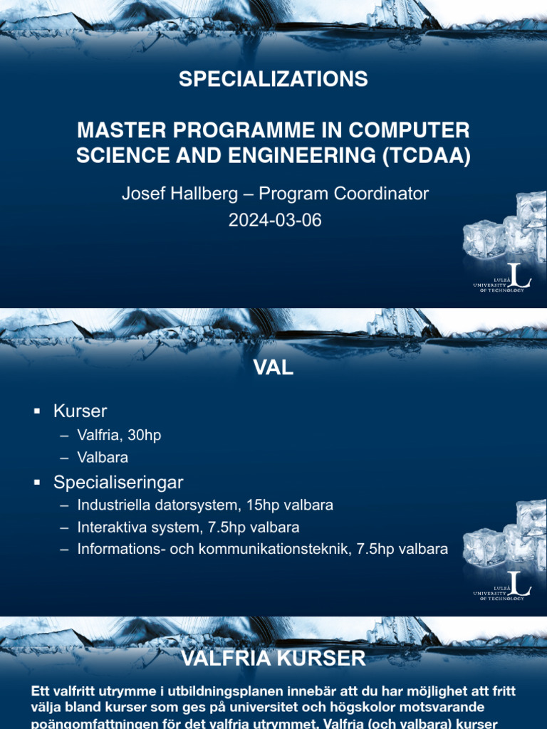 TCDAA Specializations | PDF