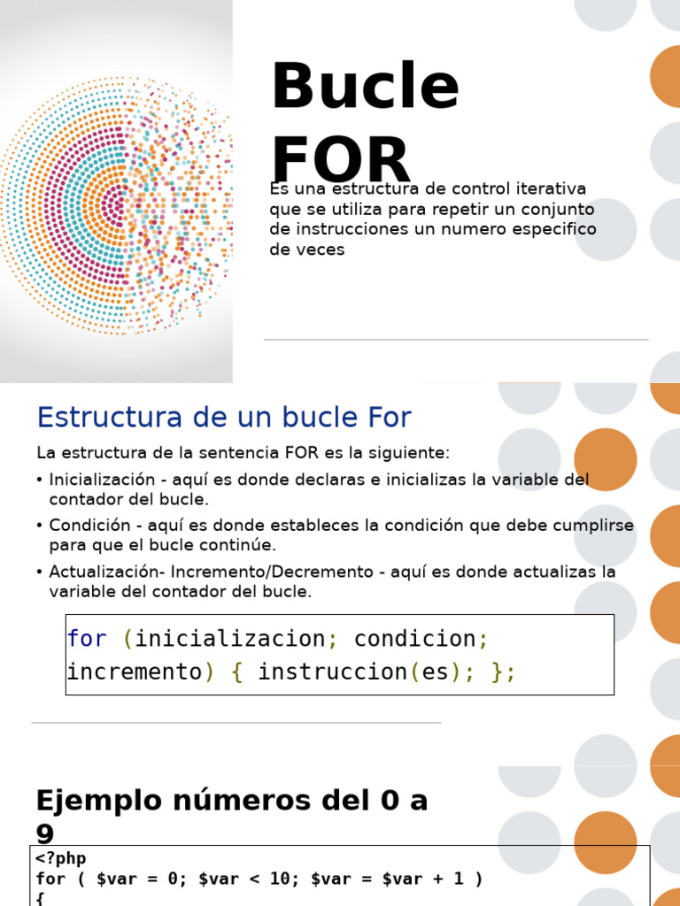 Bucle FOR | PDF