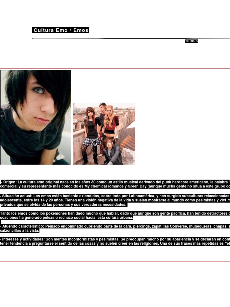 Cultura Emo | PDF