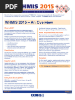 WHMIS 2015 Final Quiz Overview | PDF | Chemistry | Occupational Safety ...