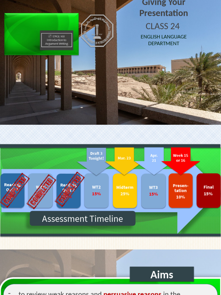 24 - Presentation Skills 1 - Finding Appropriate Reasons For The ...