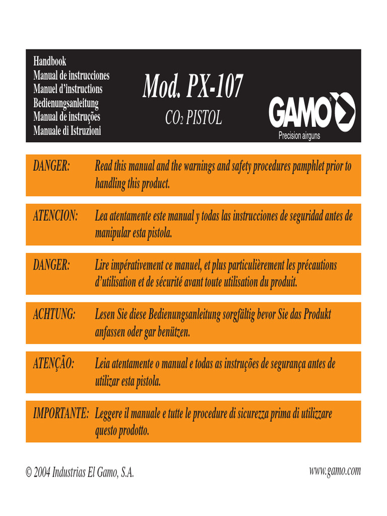 234_Gamo PX-107 Handbook | PDF