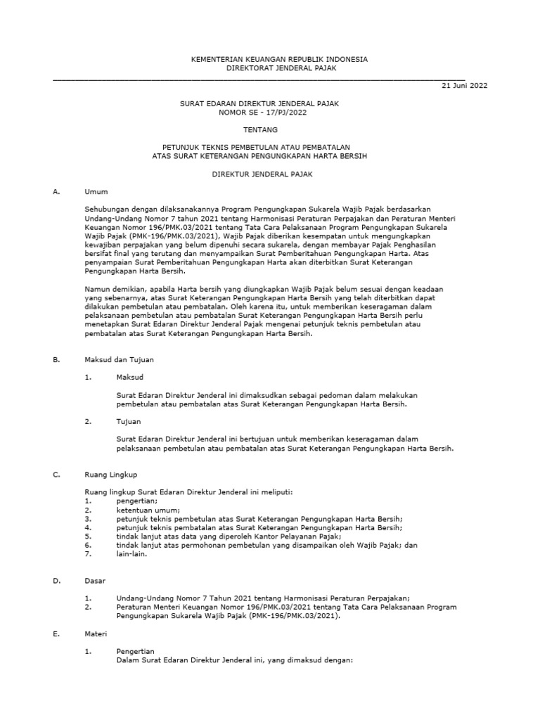 SE-17-2022 Tentang Penelitian PPS | PDF