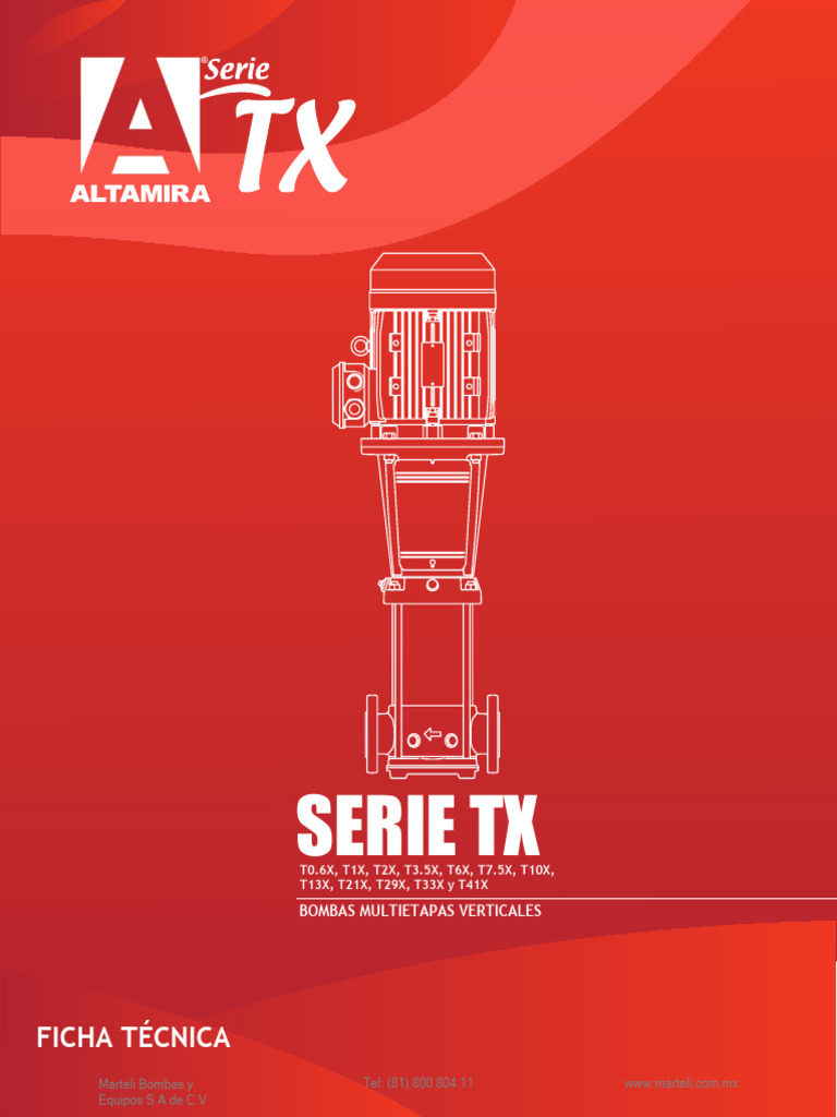 Ficha Tecnica Bomba t3.5x Min | PDF