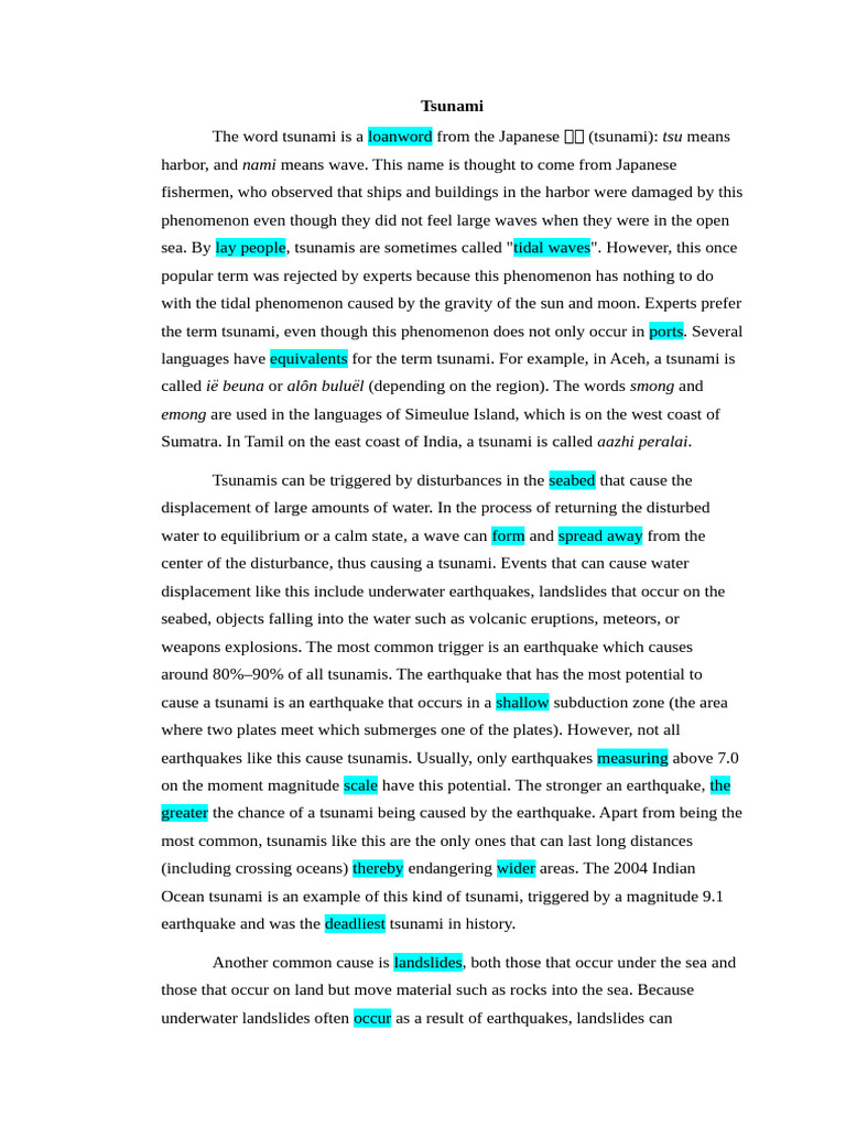 Intensive Reading Vocab | PDF