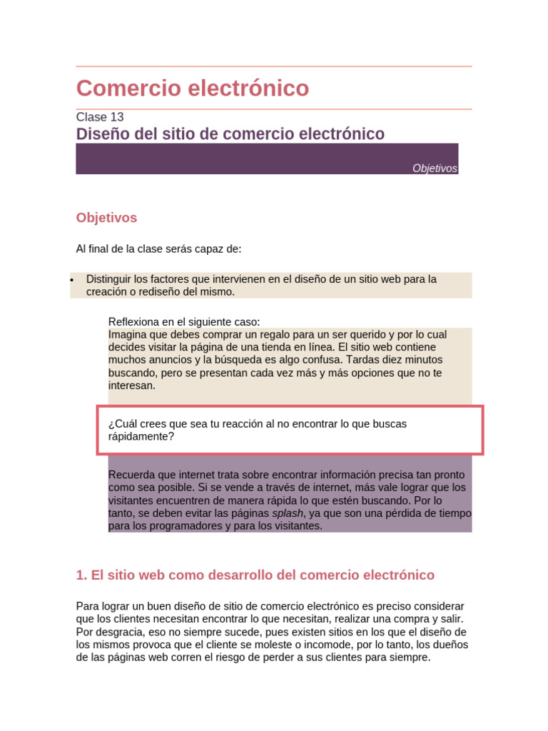 Clase 13 Comercio Electronico | PDF