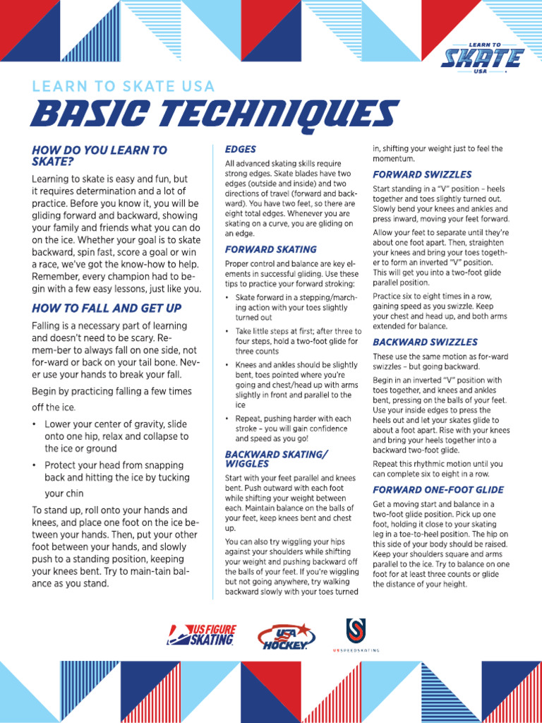 Basic Skating Techniques | PDF