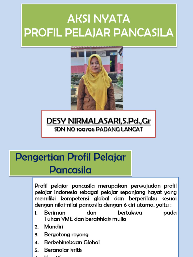 Aksi Nyata (Profil Pelajar Pancasila) Okee | PDF