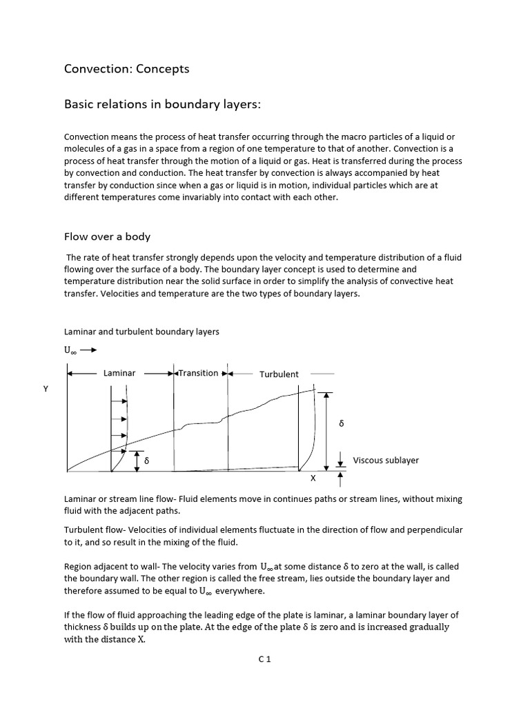 Convection-Introduction | PDF