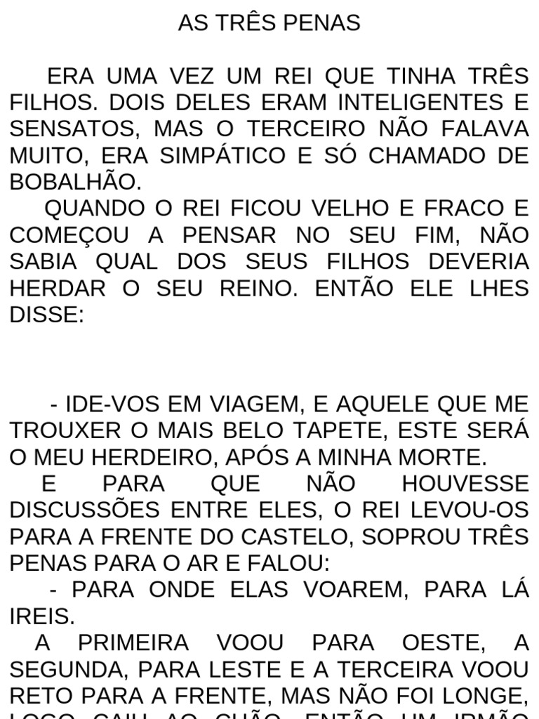 As Três Penas | PDF