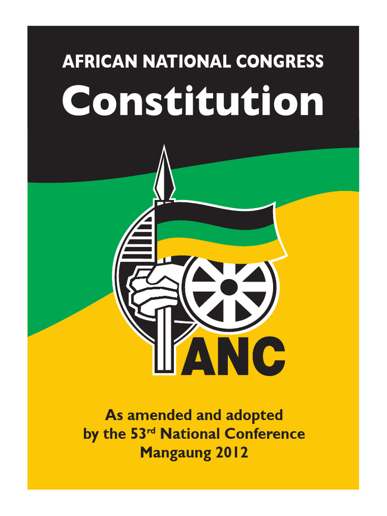 ANC Constitution 2012 | PDF