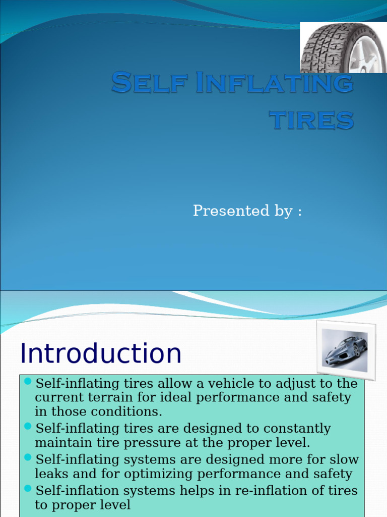 Self Inflating Tyres | PDF