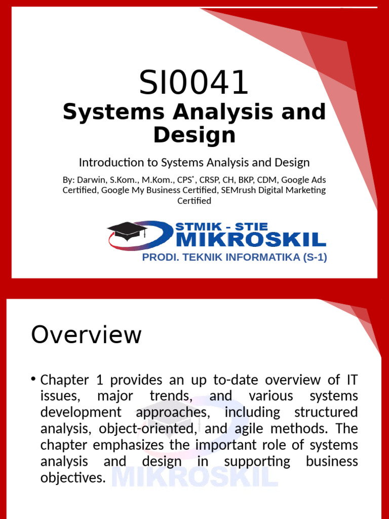 APSI 01 Introduction | PDF