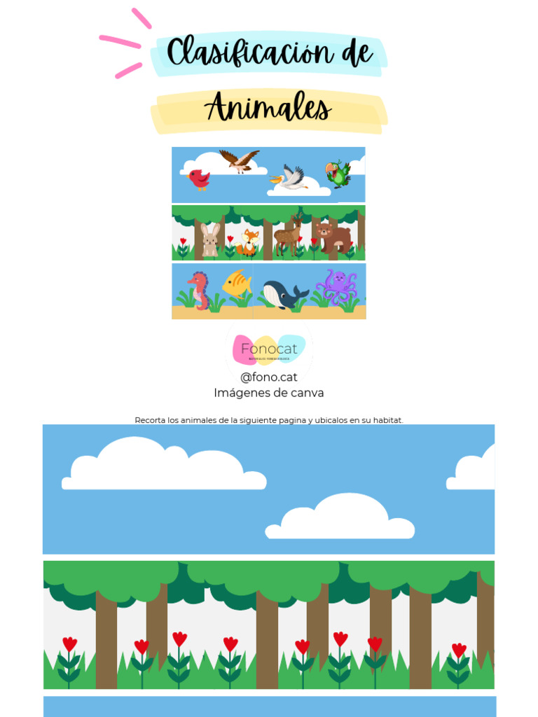 Clasificación de Animales | PDF