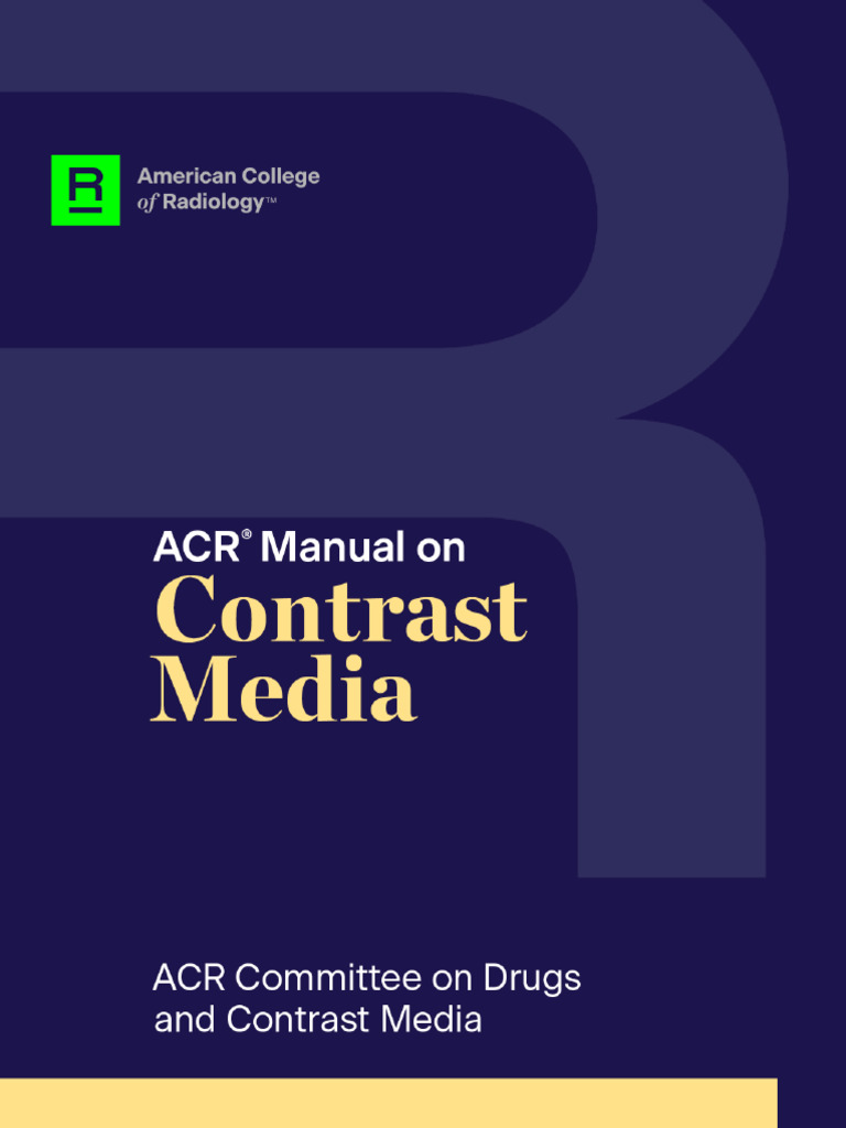 Contrast Media | PDF