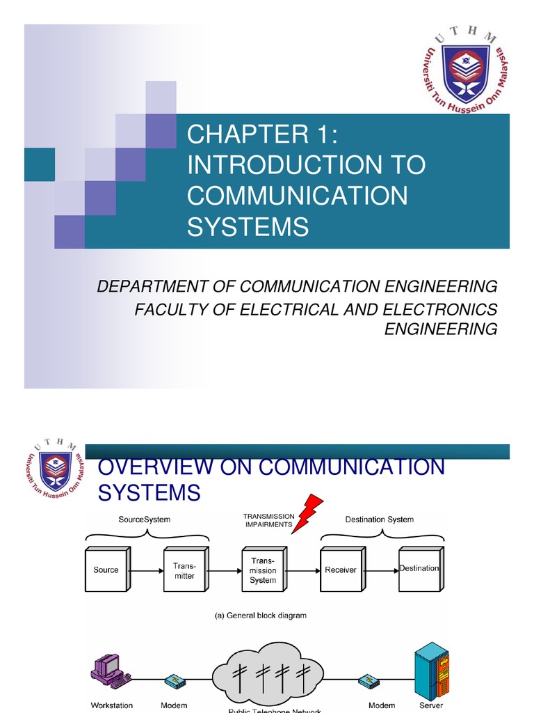 Chapter 1 Introduction To Communication Systems | PDF | Modulation | Radio