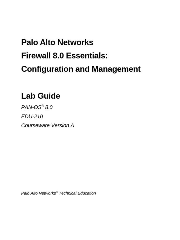 EDU-210-80a Lab Guide | PDF