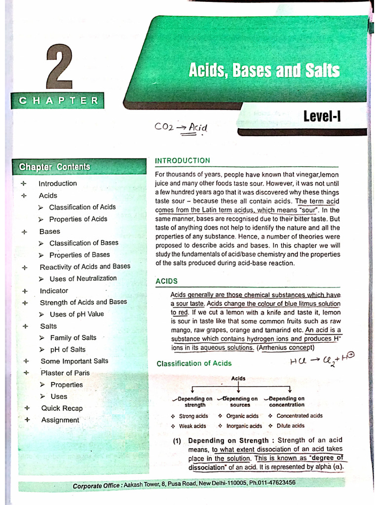 Acids Bases Salt | PDF