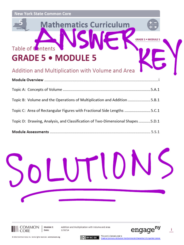 5thZearnHomeworkKey5 51 | PDF