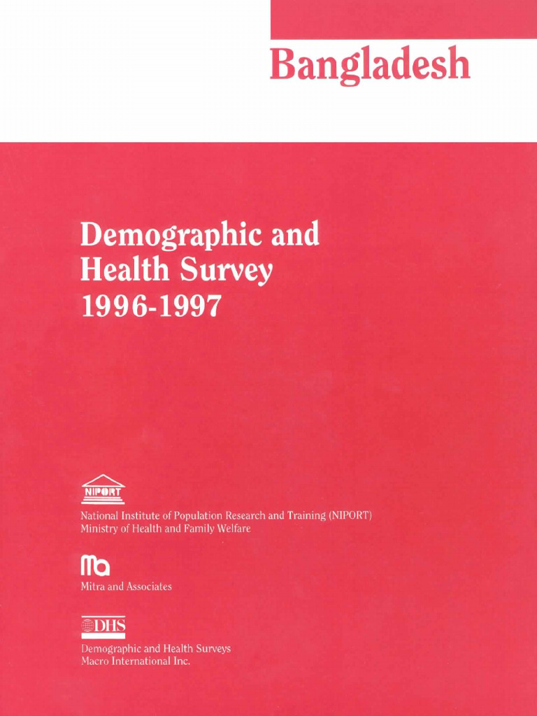 BDHS 1996-97 | PDF