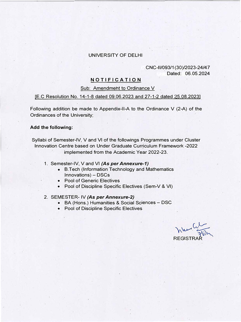 116 Final Notification CIC | PDF