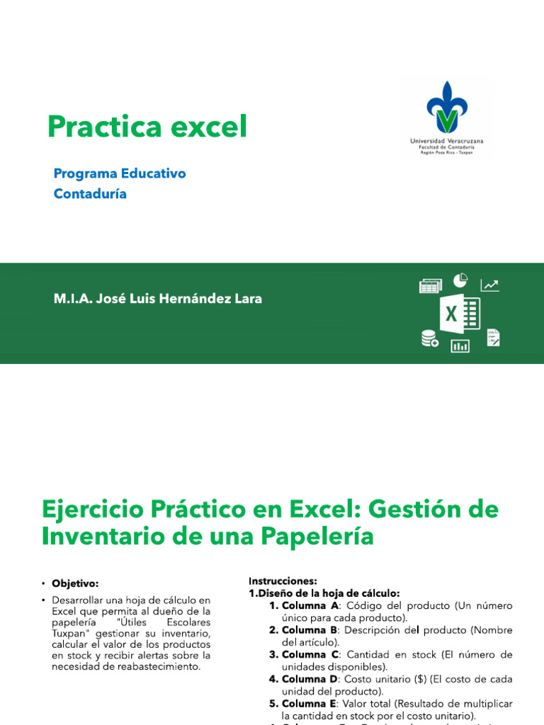 Ejercicio Excel 1 | PDF
