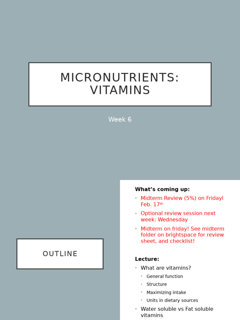Vitamins | PDF