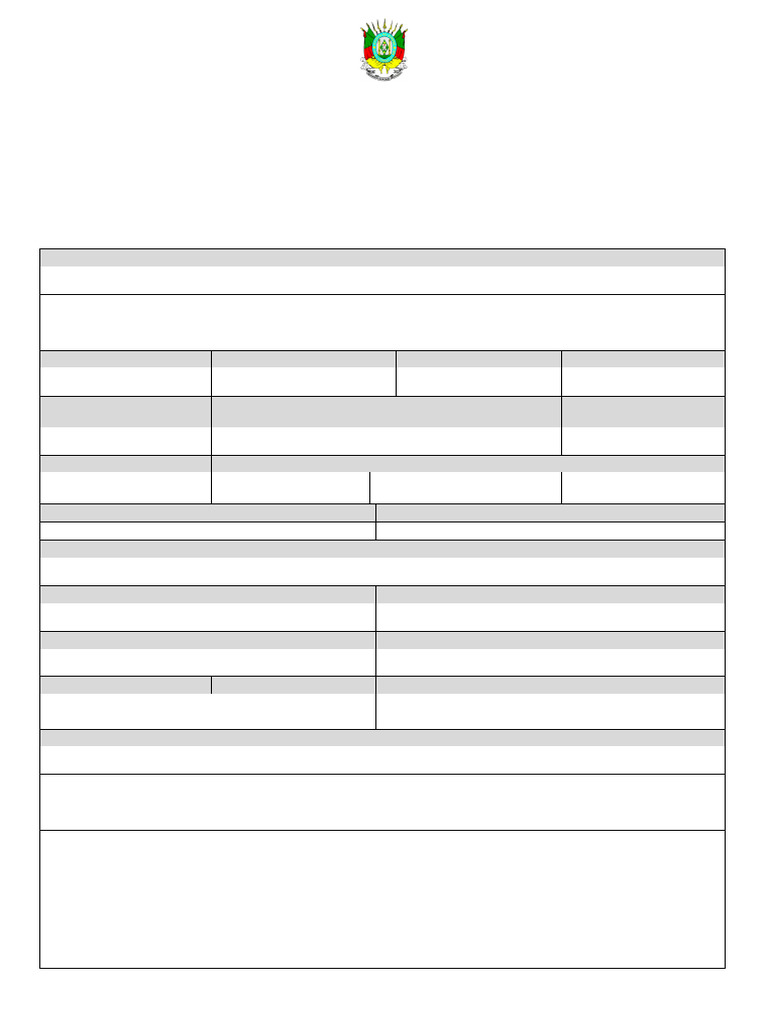 FORMULÁRIOS EM BRANCO | PDF