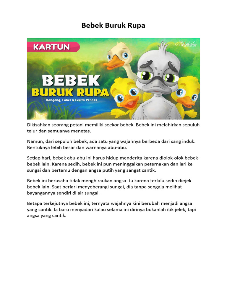 7_Bebek Buruk Rupa | PDF