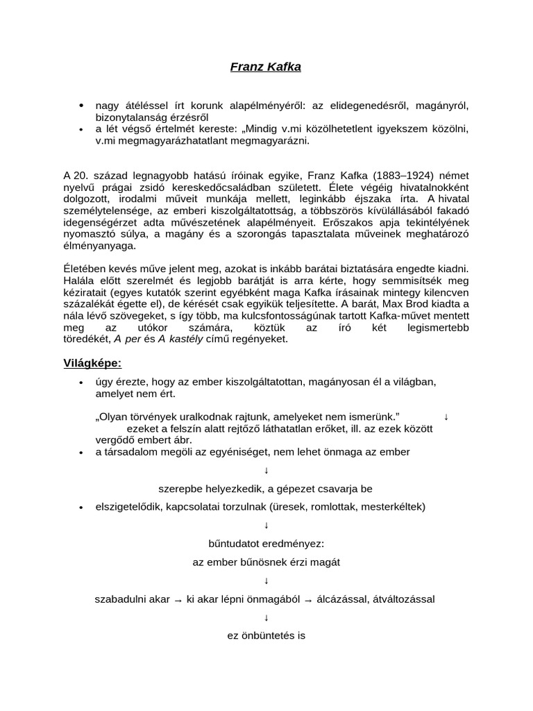 Franz Kafka 1 | PDF