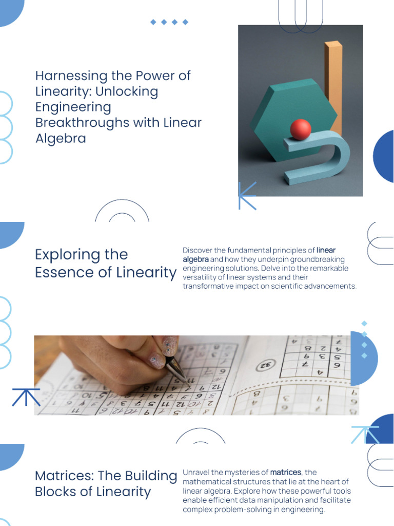 Slidesgo Harnessing The Power of Linearity Unlocking Engineering Breakthroughs With Linear ...