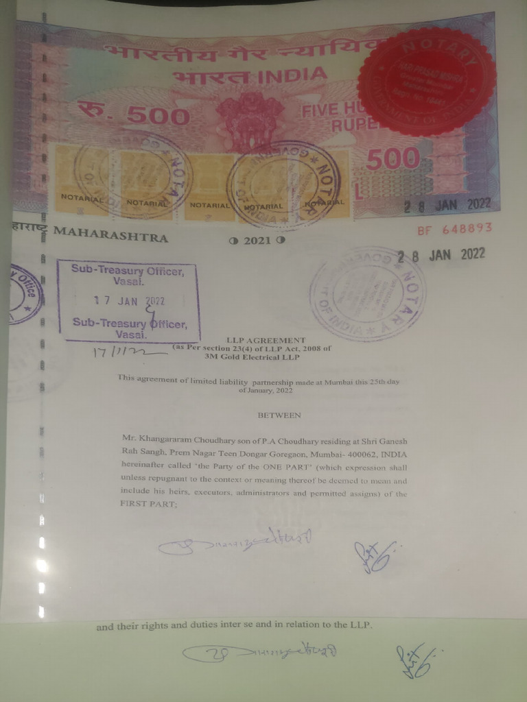 3M gold_ Llp agreement | PDF