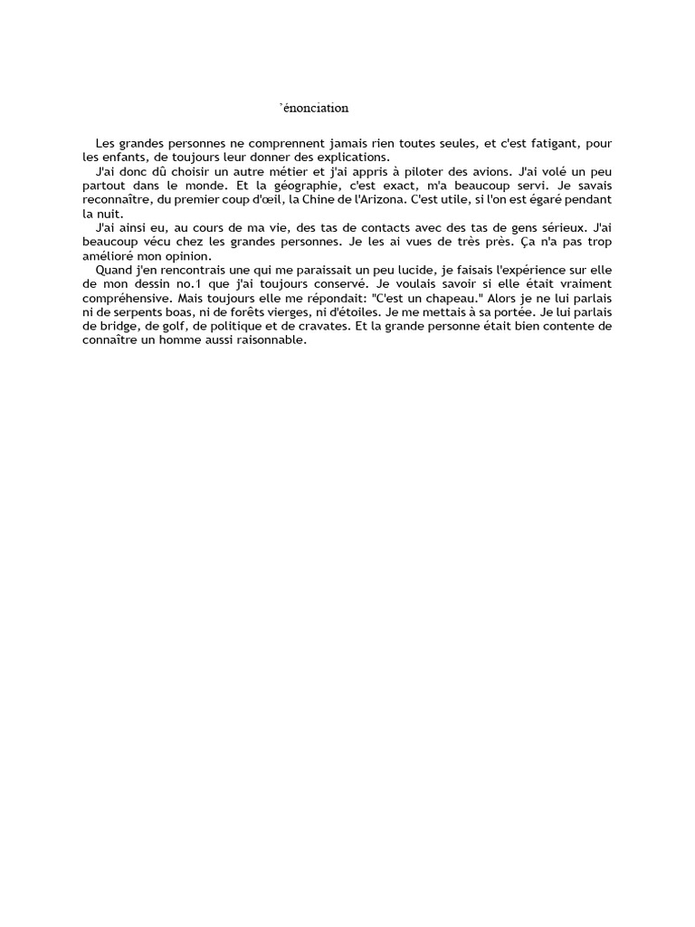 Devoir - Situation d' Énonciation - Seconde | PDF