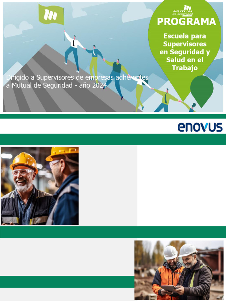 Brochure Programa Escuela de Supervisores 1 Semestre 2024 | PDF