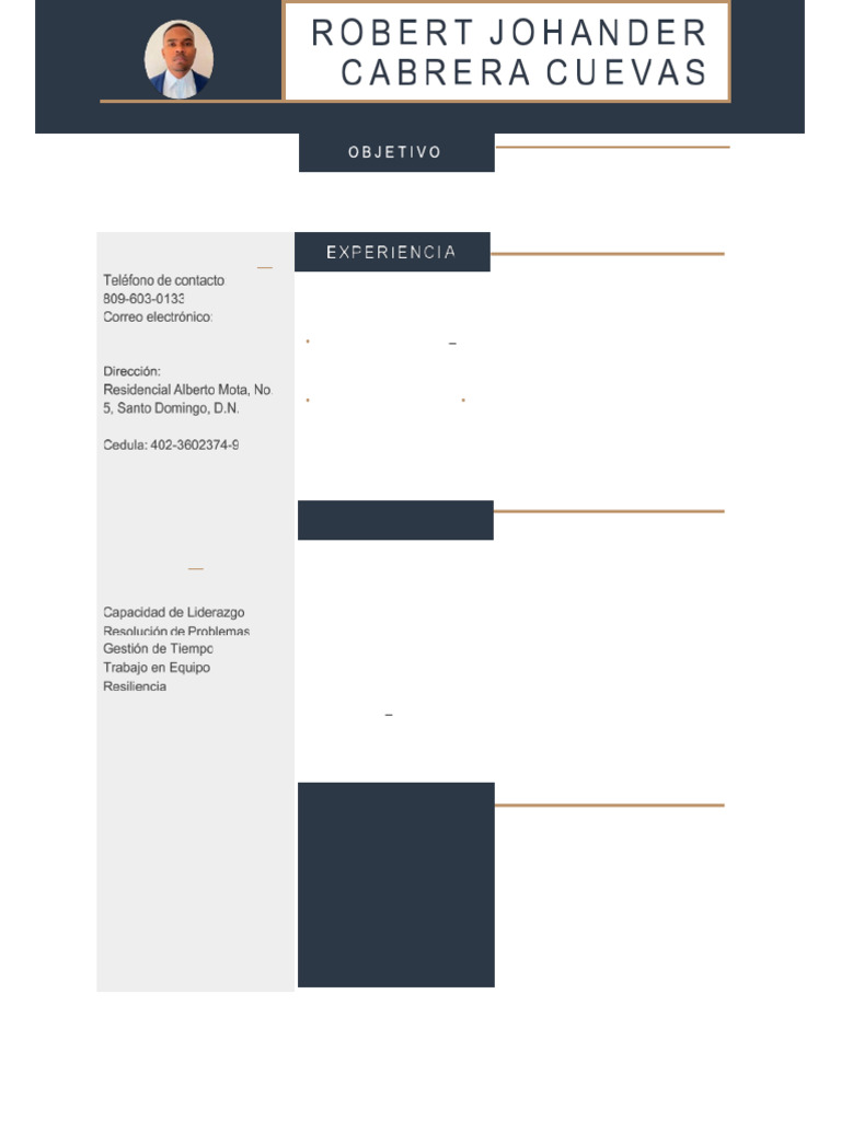 Robert Cabrera CV | PDF