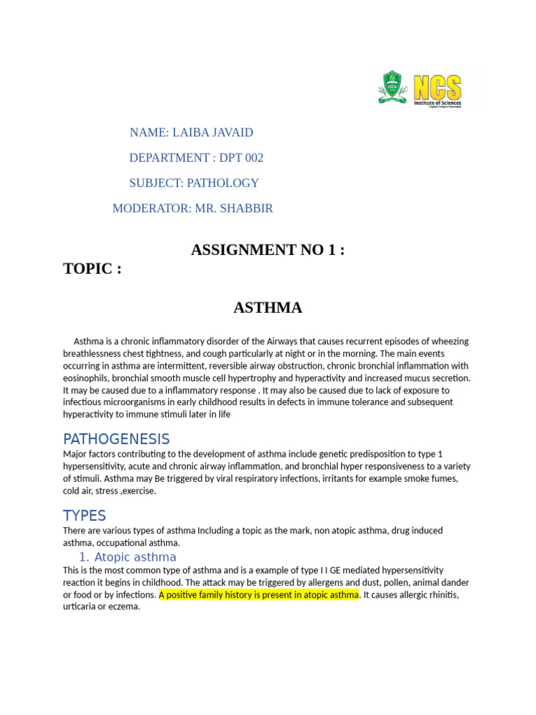 Laiba. Patho - Docs | PDF