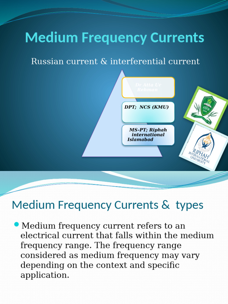 Medium Frequency Currents 2 | PDF