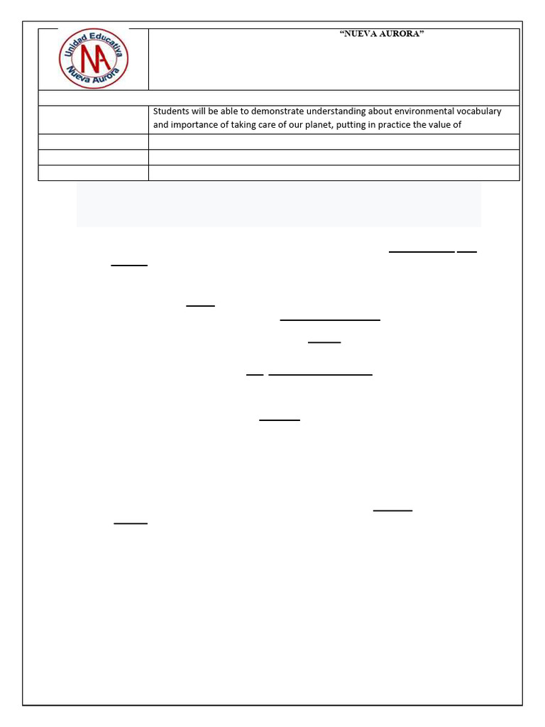 English Project 1st | PDF