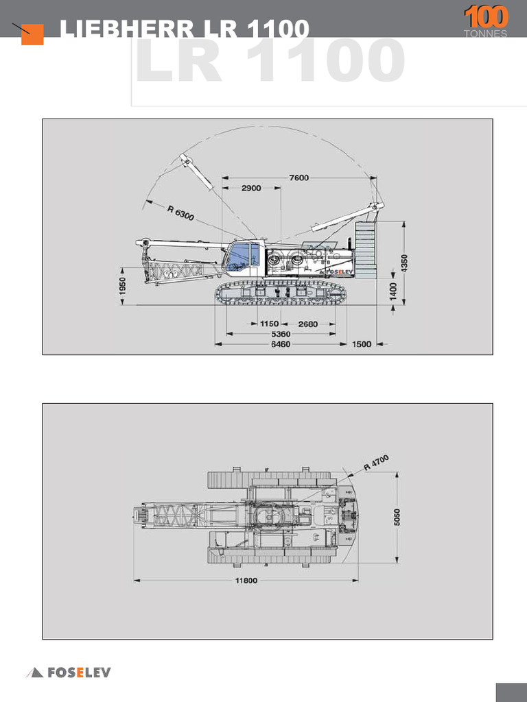 100t Liebherr LR 1100 | PDF