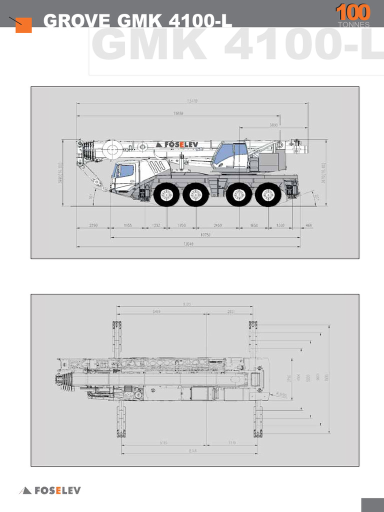 100T Grove GMK 4100L 1 | PDF