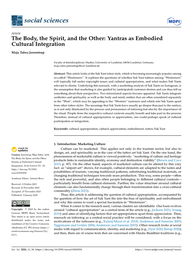 The Body The Spirit and The Other Yantras As Embod | PDF | Social Science