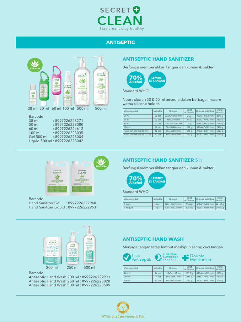 Katalog 2022 Secret Clean | PDF