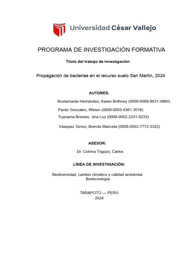 Informe de Investigacion Estadistica Aplicada | PDF