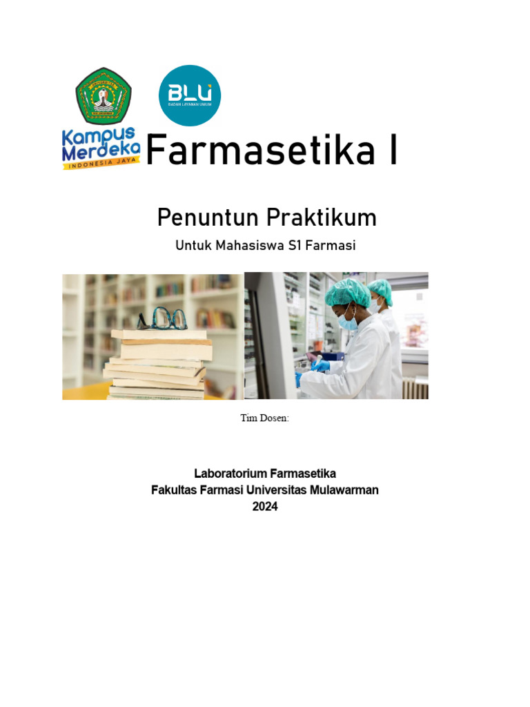 Modul Praktikum D3 Farmasi 2023 Ganjil 2024-2025 | PDF