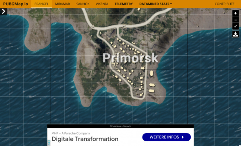 PUBG Interactive Map - Erangel 2 | PDF