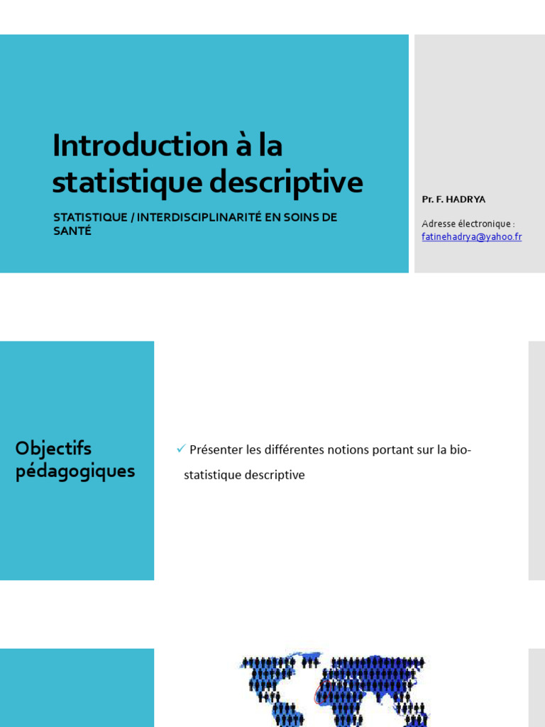 Introduction À La Statistique Descriptive | PDF