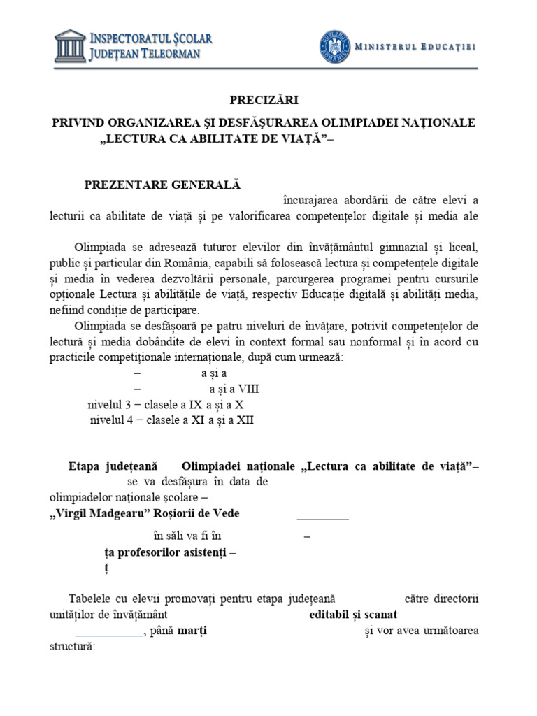 Precizări Olav | PDF